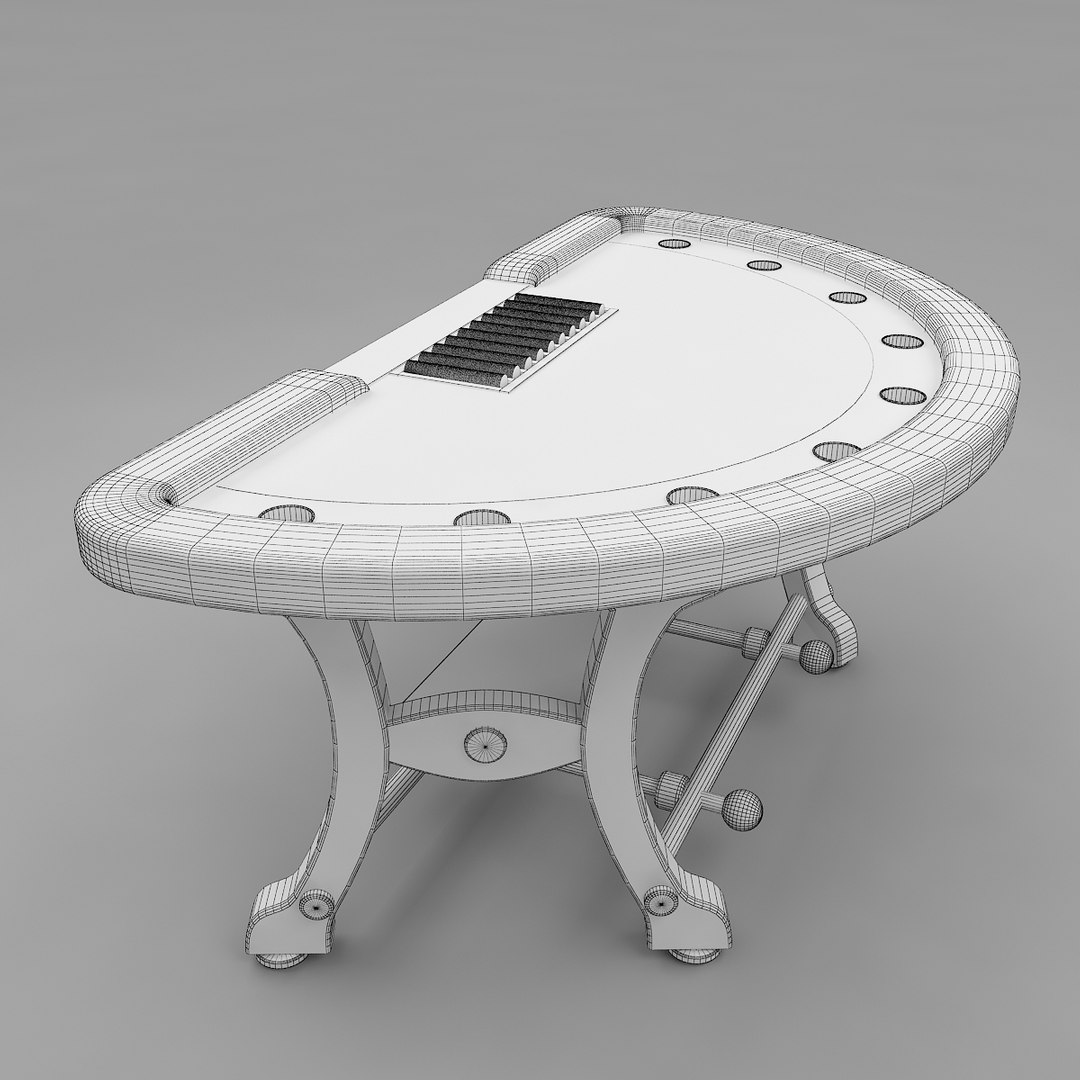 Blackjack Table 4 3d Model