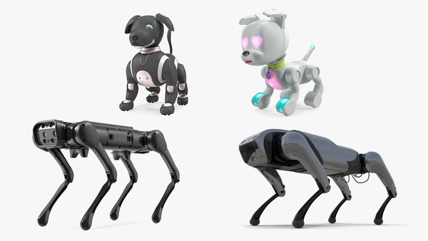 modelo 3d Colección de perros robots 2 - TurboSquid 2160365