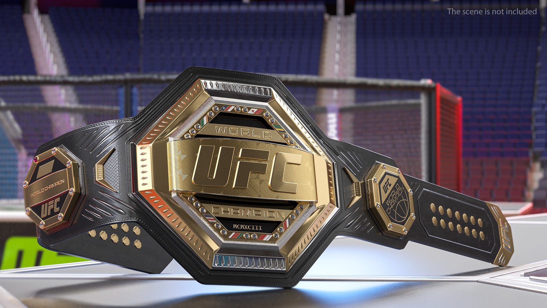 3D Model Ufc Champion Belt - TurboSquid 1614074