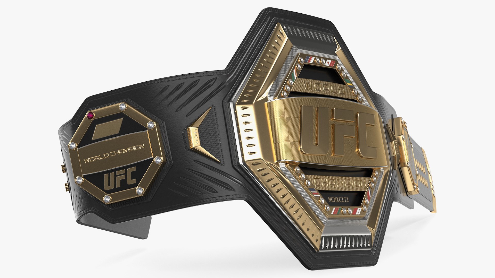 3D Model Ufc Champion Belt - TurboSquid 1614074