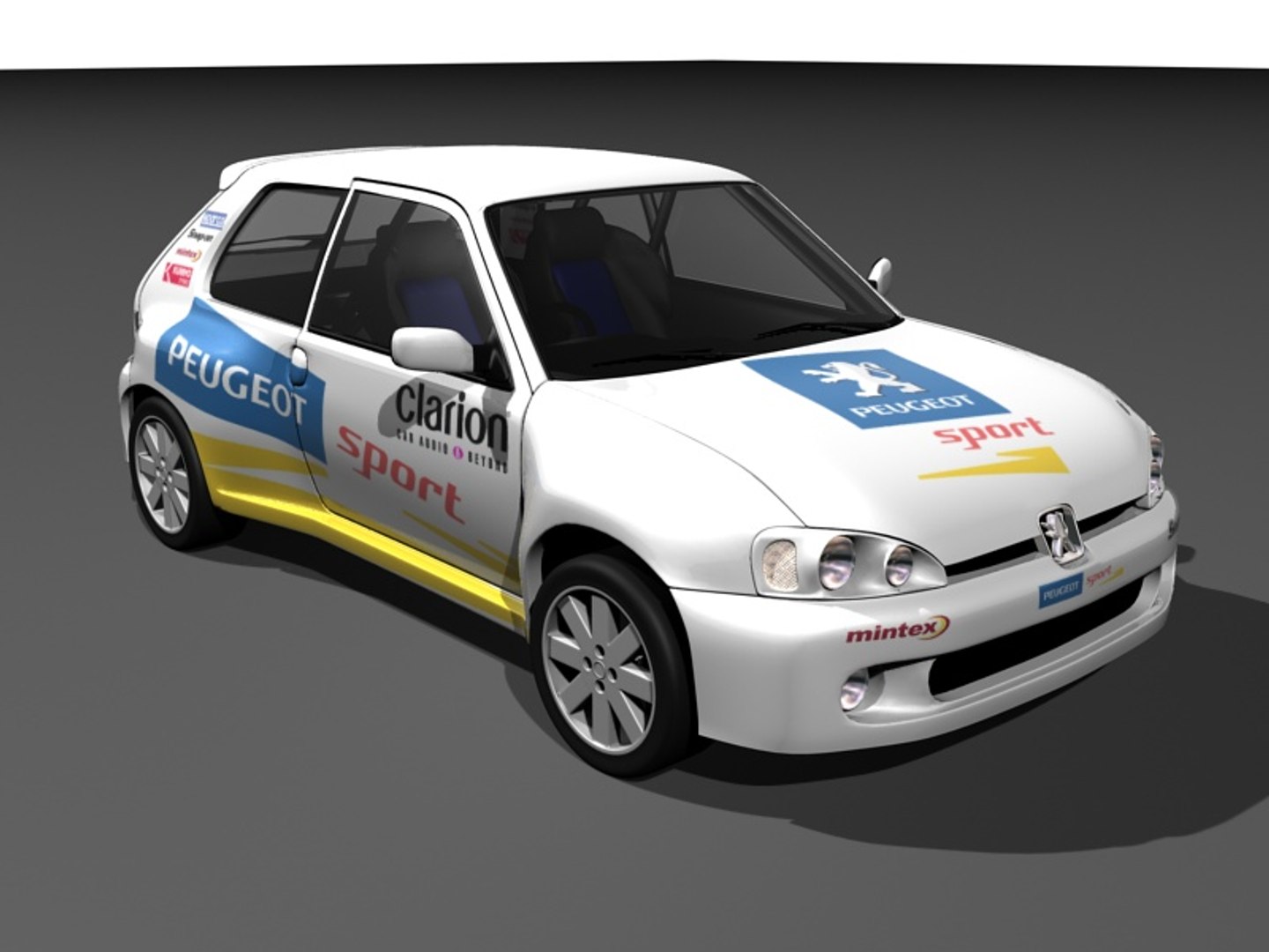 Peugeot 106 Maxi 3d Model