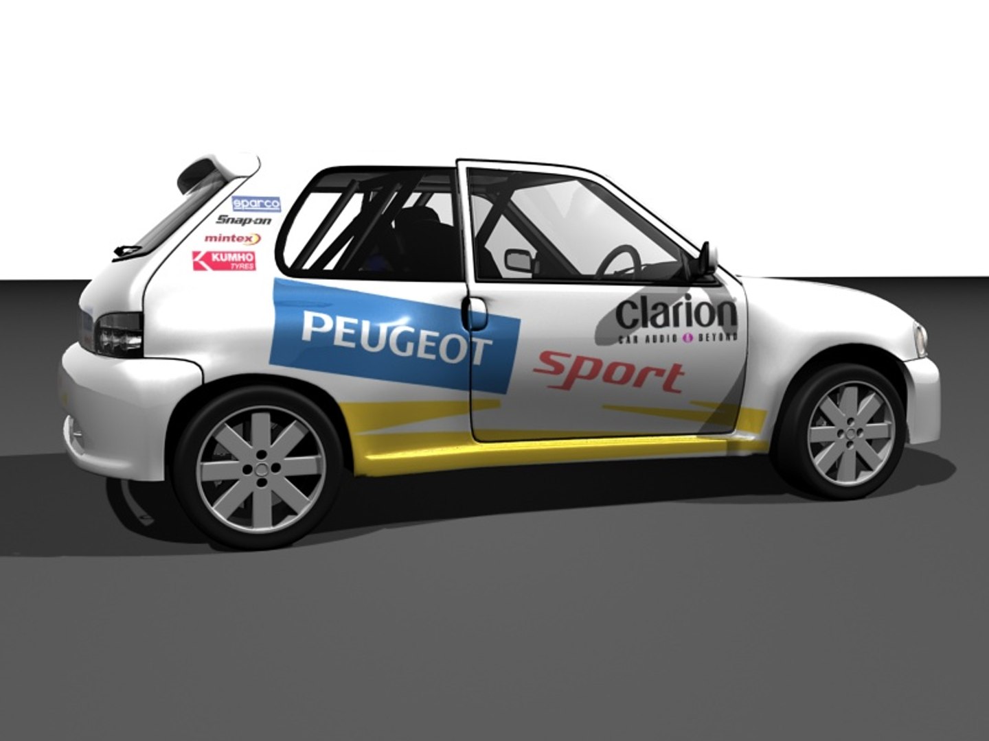 Peugeot 106 Maxi 3d Model