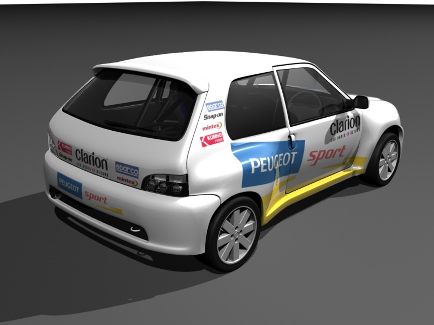 Peugeot 106 Maxi 3d Model