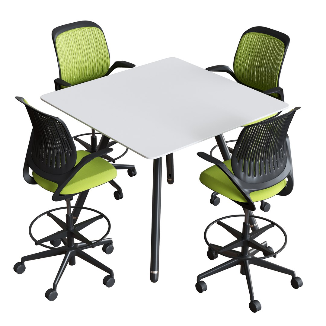 3D Steelcase Potrero415 - Conference Model - TurboSquid 1636358