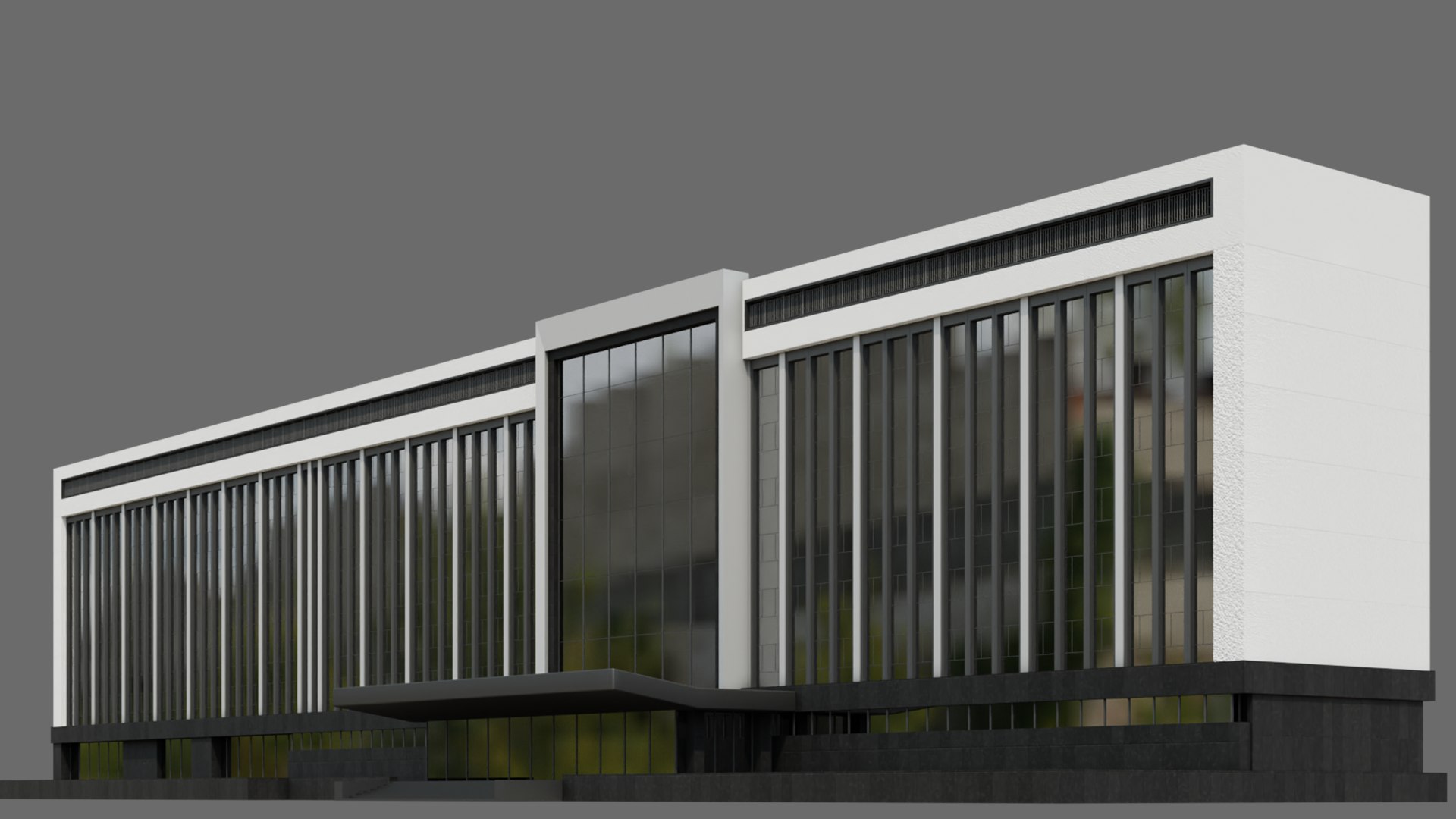 3D University Building - TurboSquid 2029087