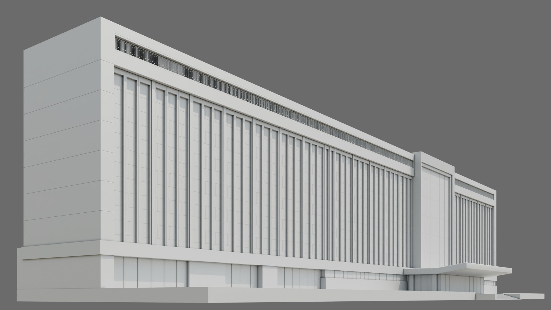 3D University Building - TurboSquid 2029087