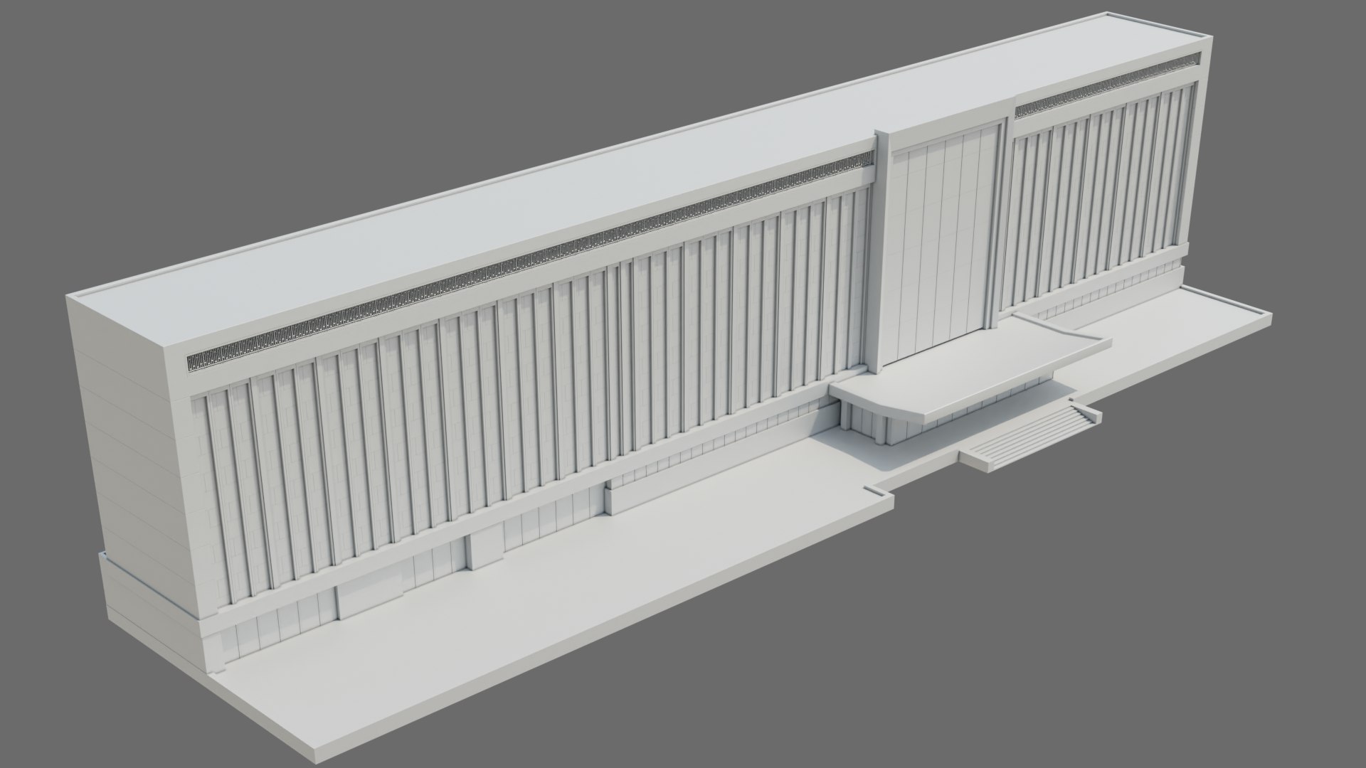 3D University Building - TurboSquid 2029087