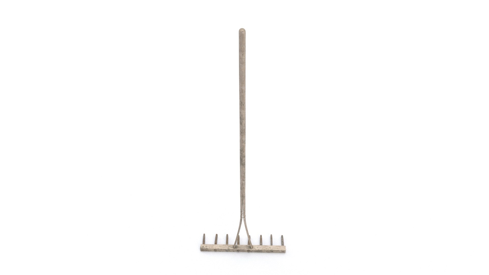 Garden Tool 7 - Rake 3D - TurboSquid 1924727