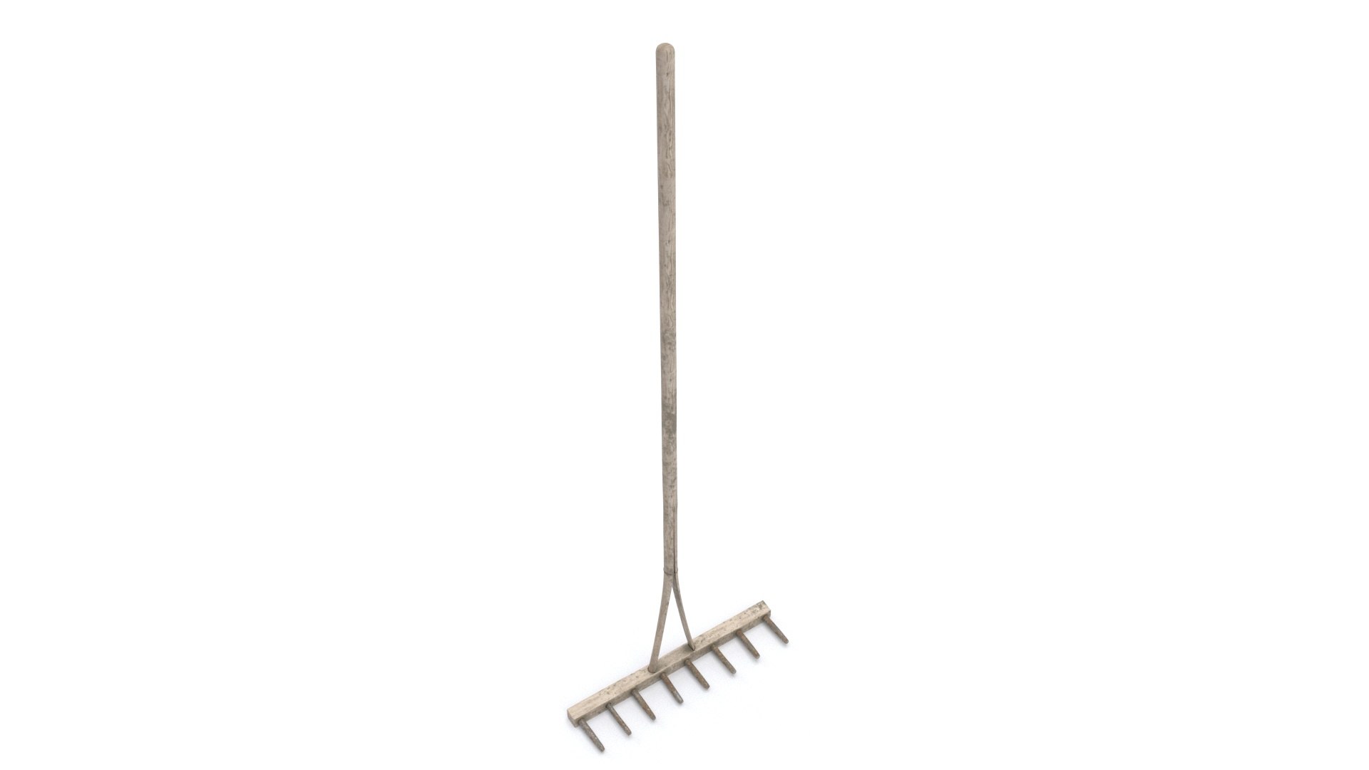 Garden Tool 7 - Rake 3D - TurboSquid 1924727
