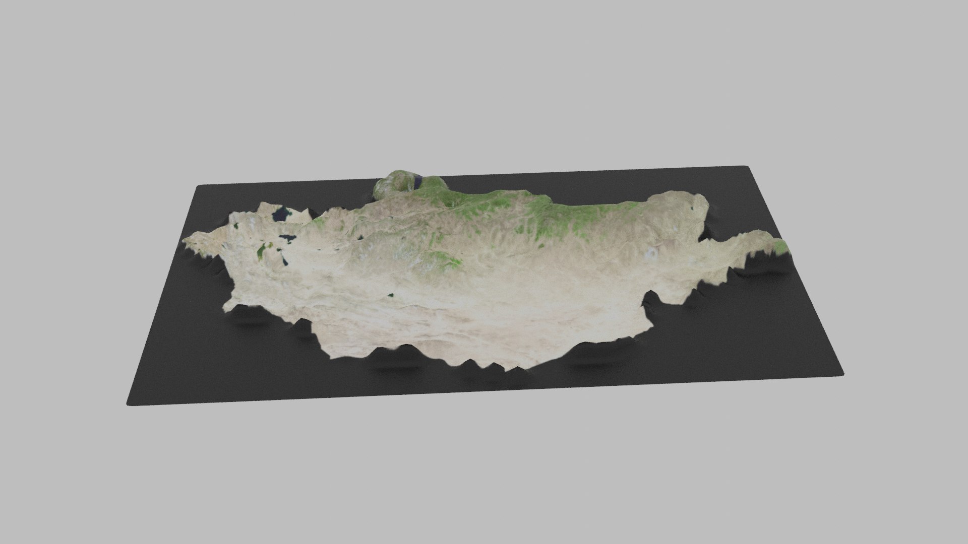 Mongolia Map Country 3D Model - TurboSquid 2076254