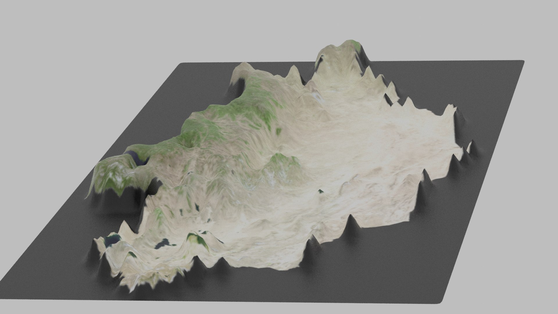 Mongolia Map Country 3D Model - TurboSquid 2076254
