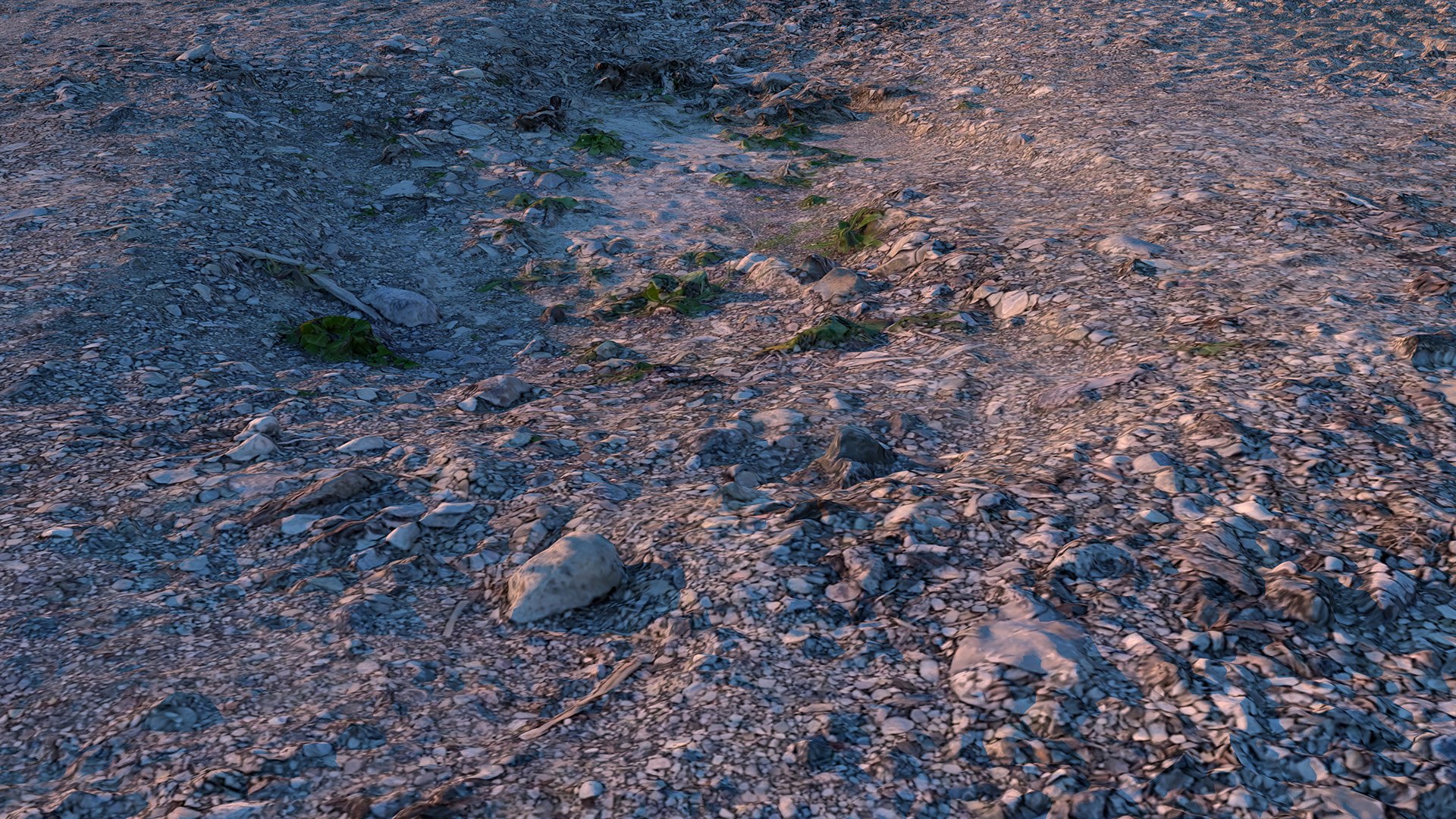 3D Gravel Ground 02 - 3D photogrammetry model scan of gravel and sand ...