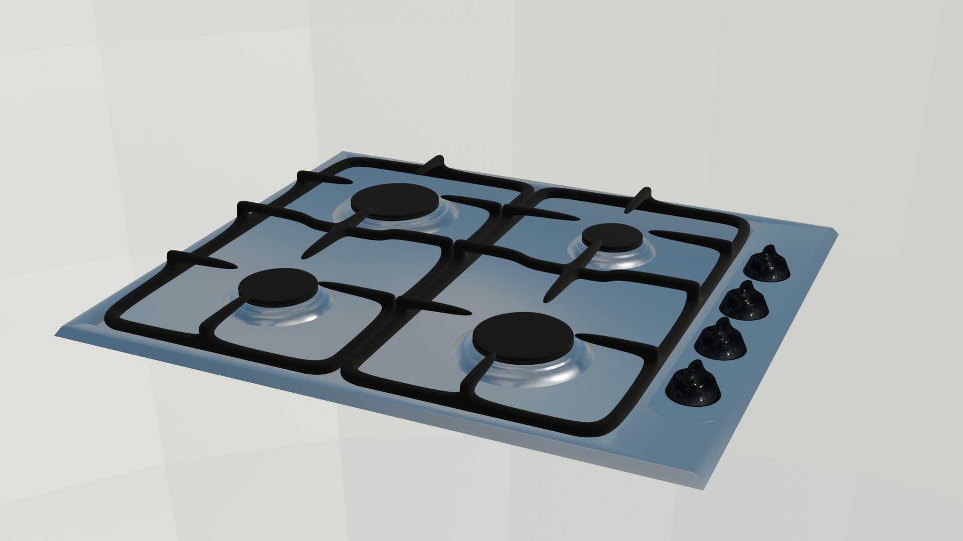 3D Model Gas Hob - TurboSquid 1832070