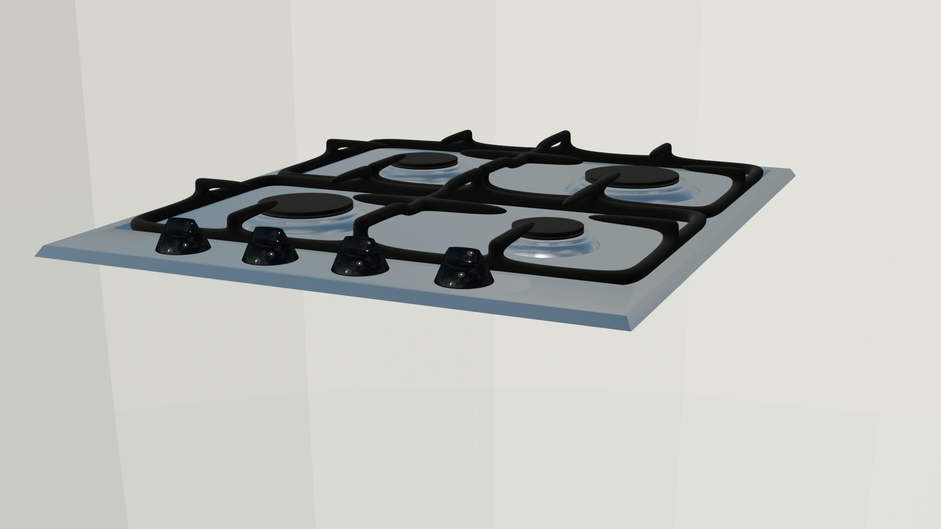 3D Model Gas Hob - TurboSquid 1832070
