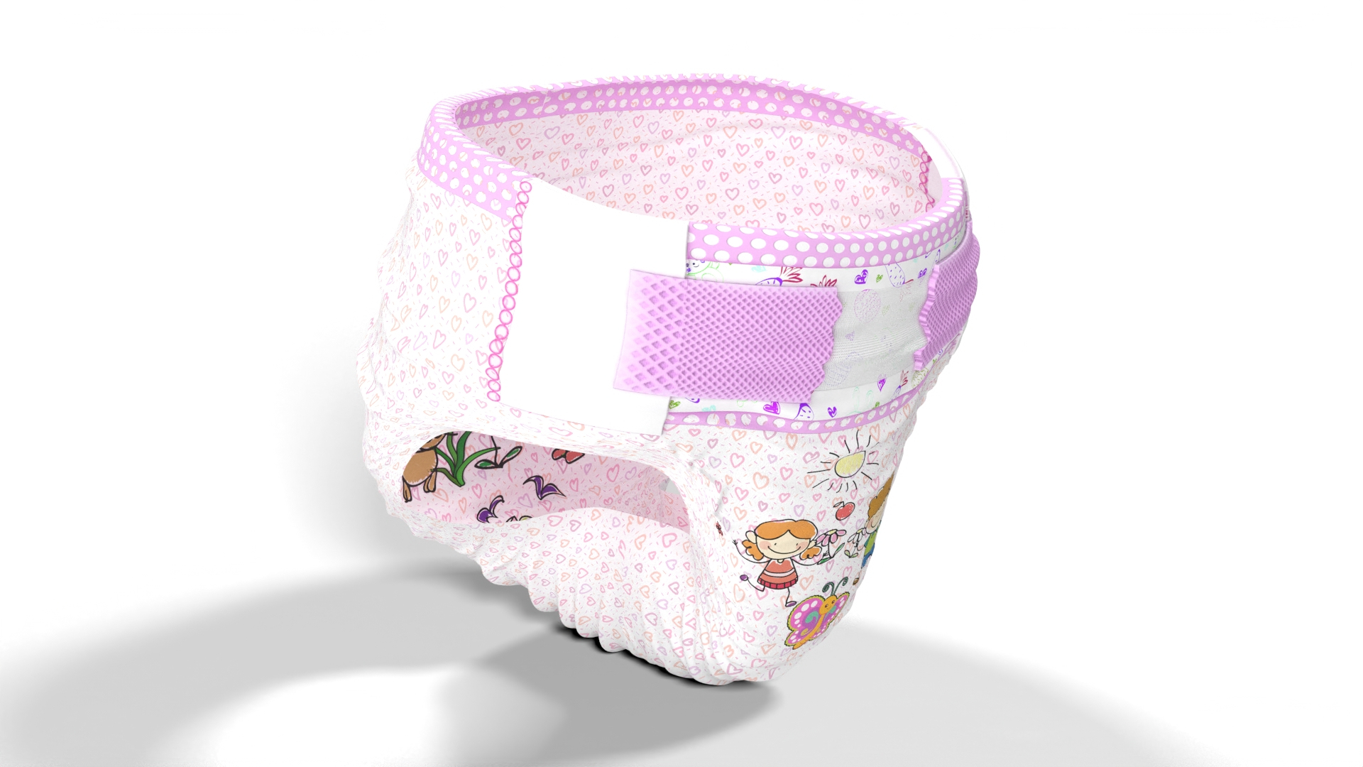 Diaper For Girls Model - TurboSquid 2288089