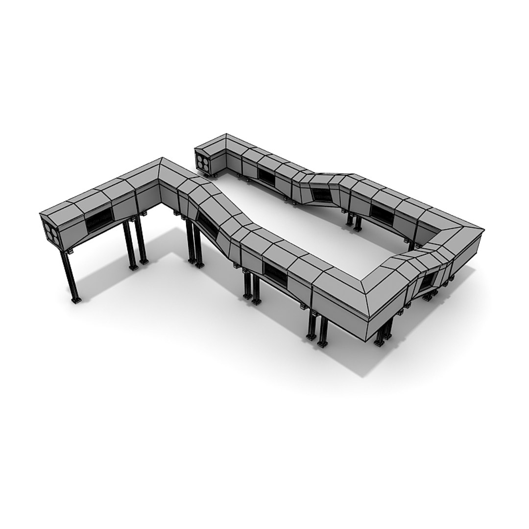 3d Model Pipeline Pipe