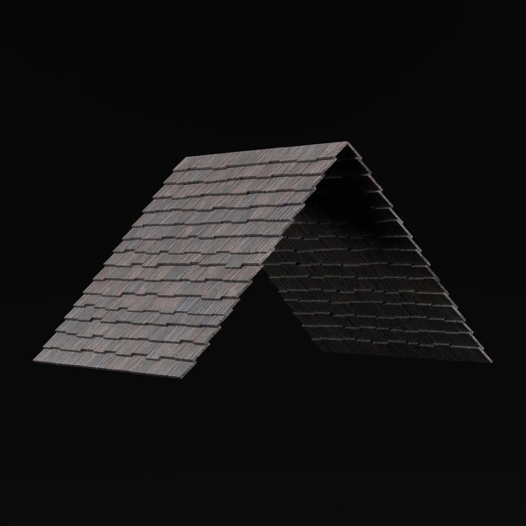 medieval roof c4d
