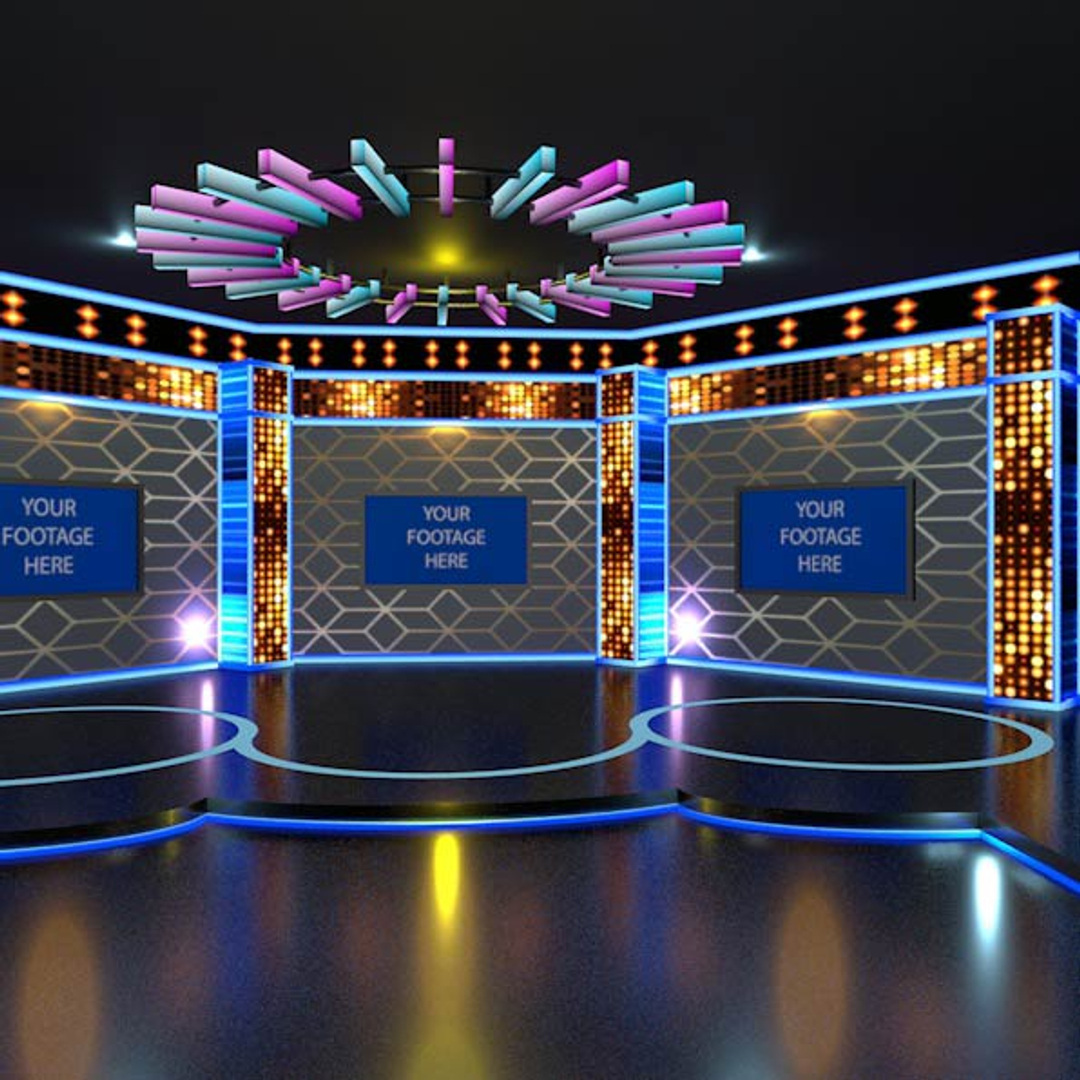 3D Virtual Set Tv Studio - TurboSquid 1608469