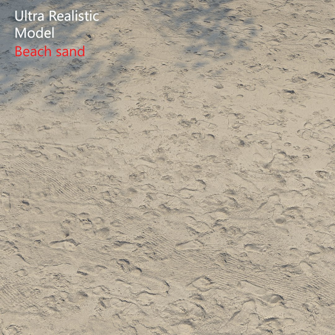 Ultra Realistic Beach Sand Geometry 3 3D Model - TurboSquid 1758573