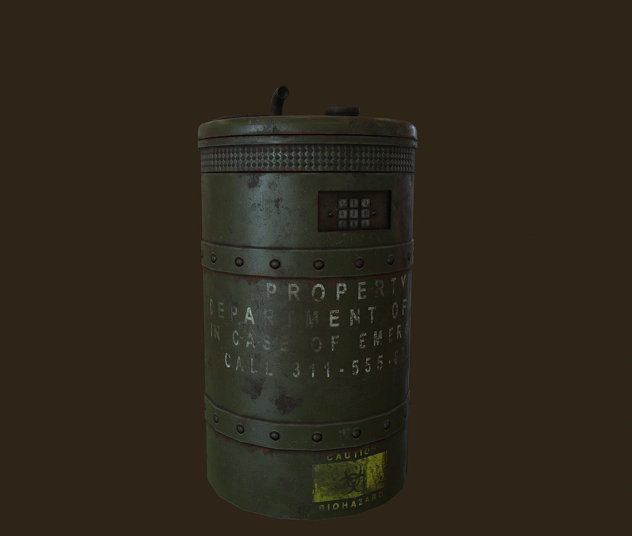 Prop Barrel 3D Model - TurboSquid 1186020