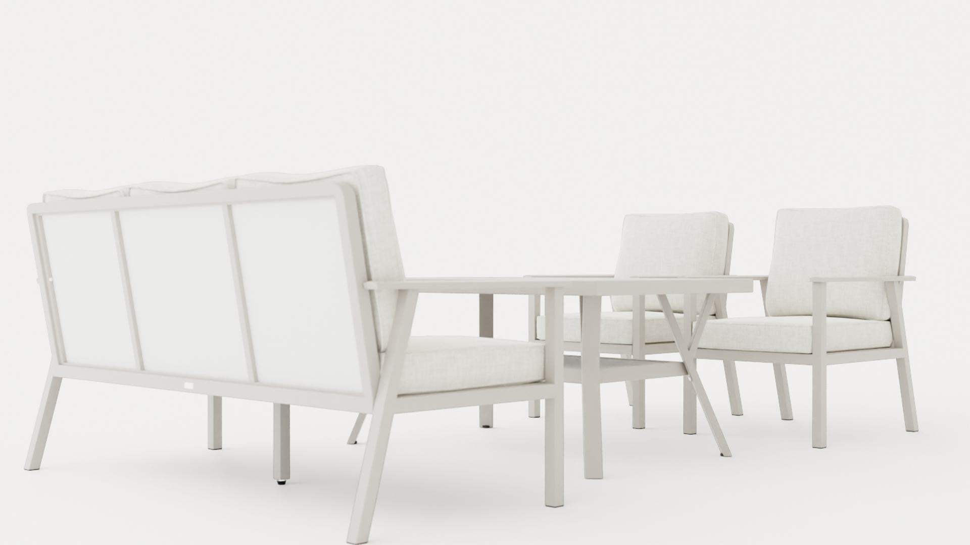 3D Samvaro Sofa Set Model - TurboSquid 2240303