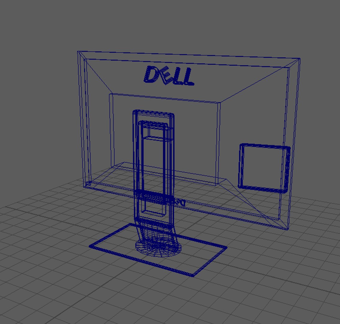Dell Monitor 3D Model - TurboSquid 1152872