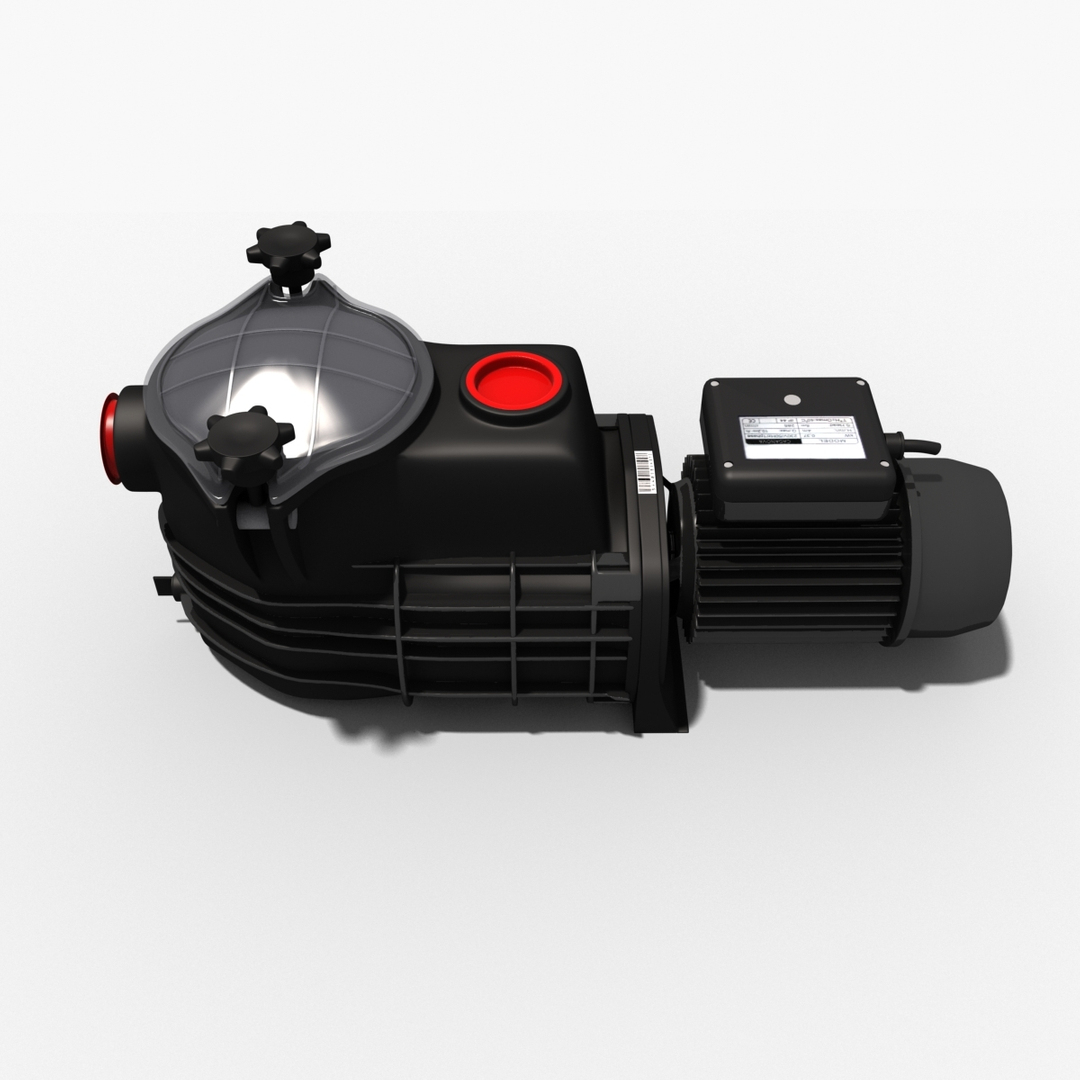 3d model water pump