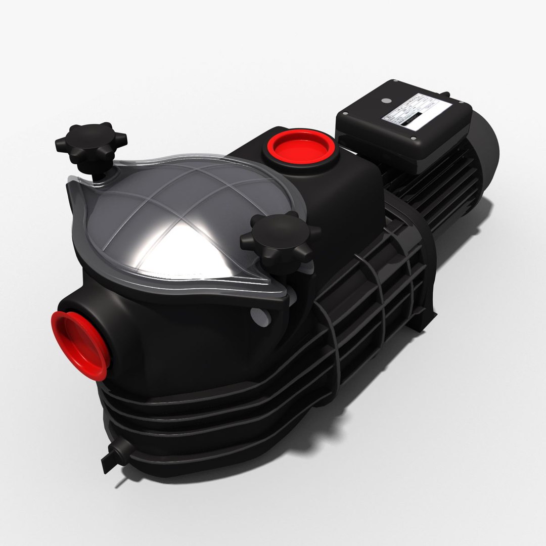 3d model water pump