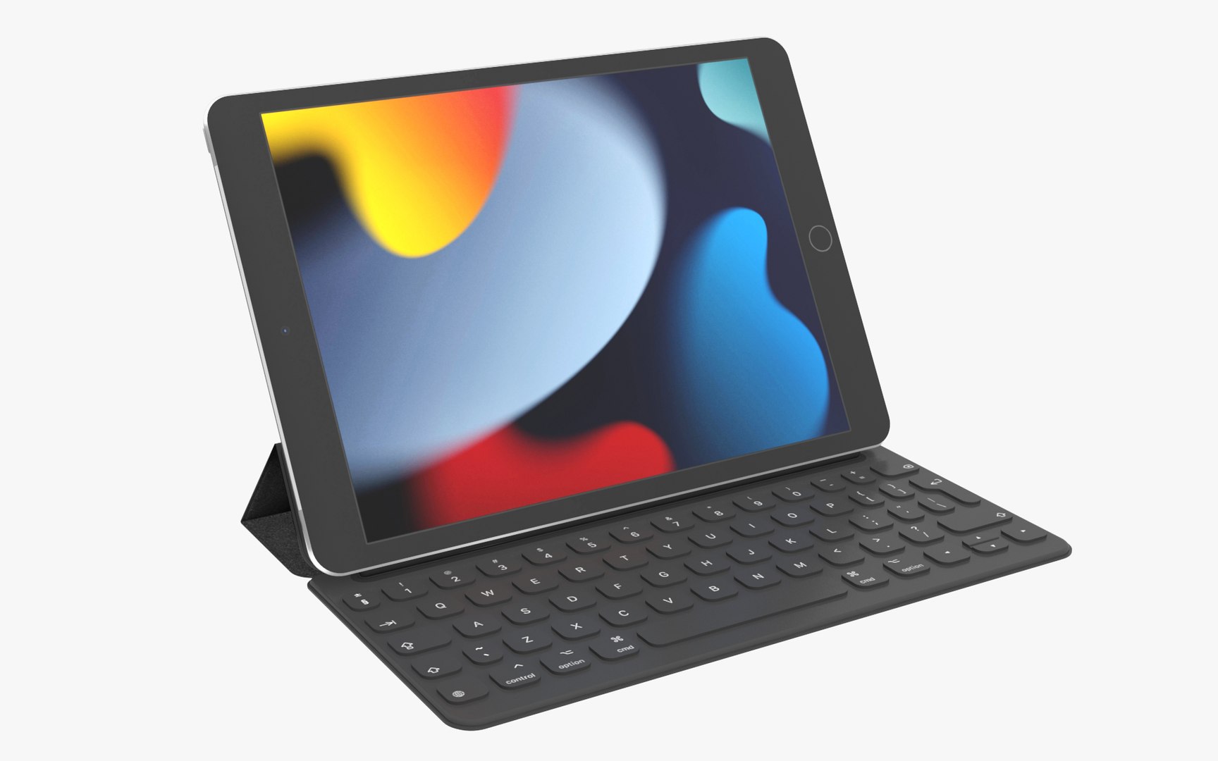 3D Model Apple 10-inch IPad And Smart Keyboard 2021 - TurboSquid 1812161