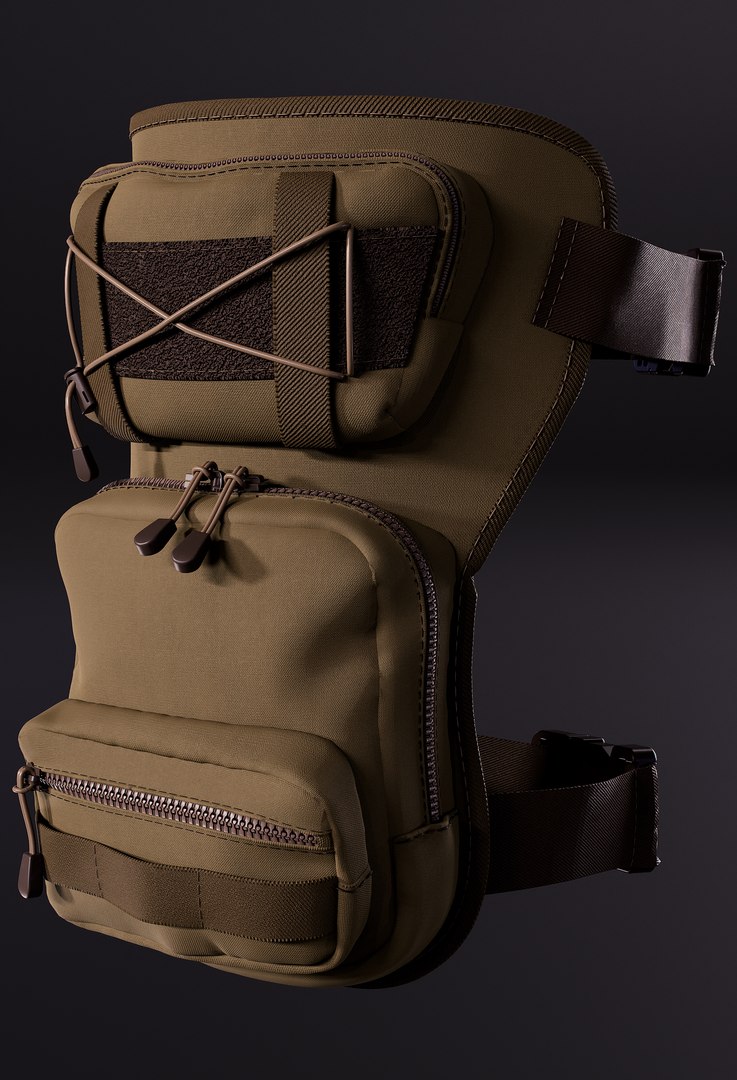 Pouch For The Leg 3D Model - TurboSquid 2460154