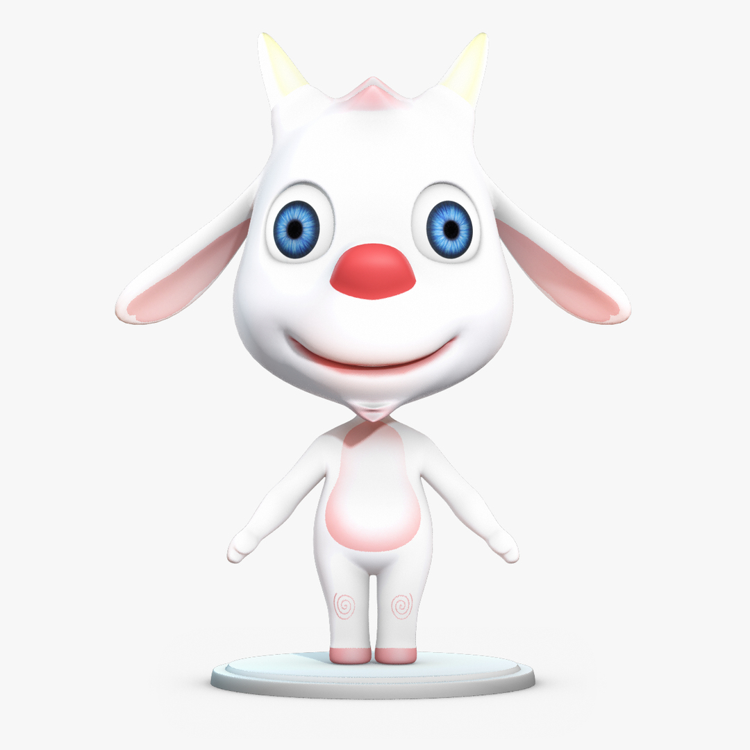 Cartoon Animation Character 3D Model - TurboSquid 1647964