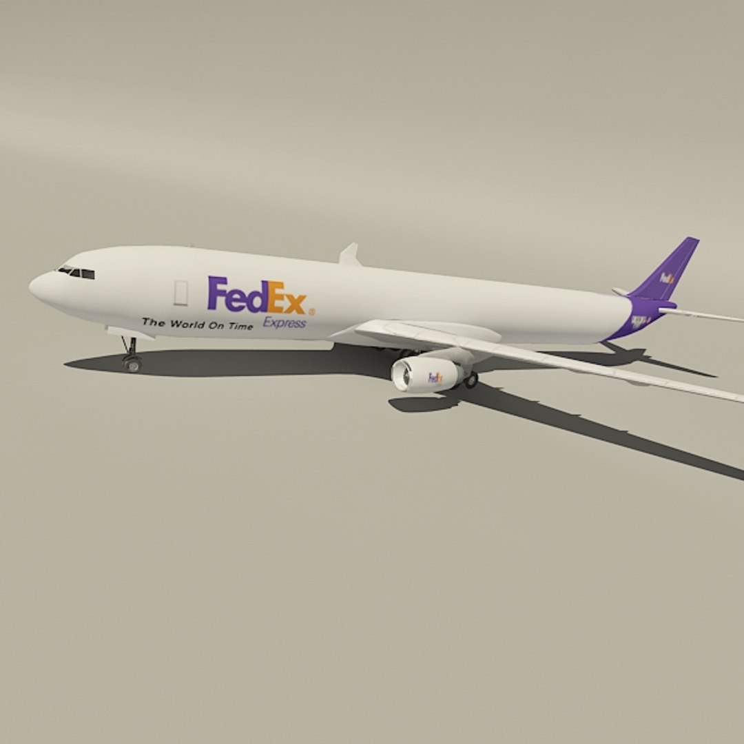 3d Airbus Fedex Cargo