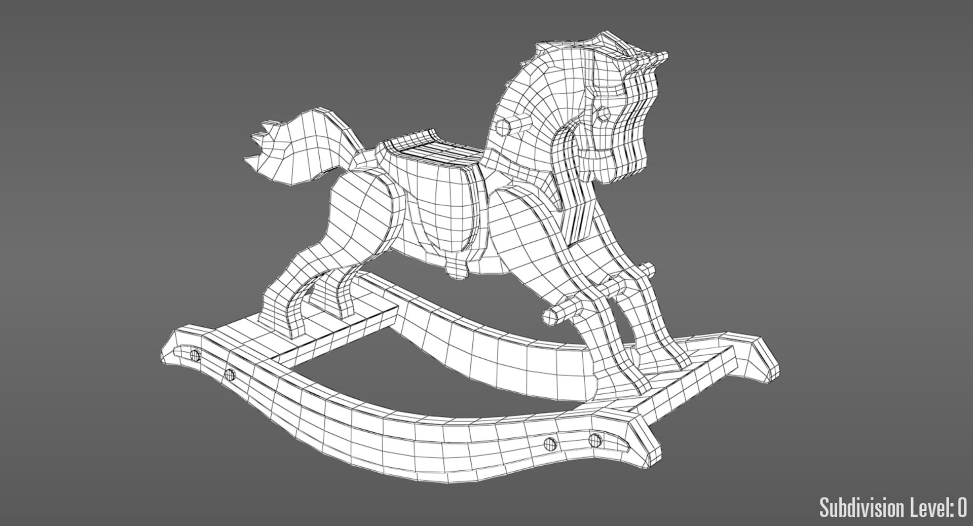 3D Rocking Horse - TurboSquid 1249411