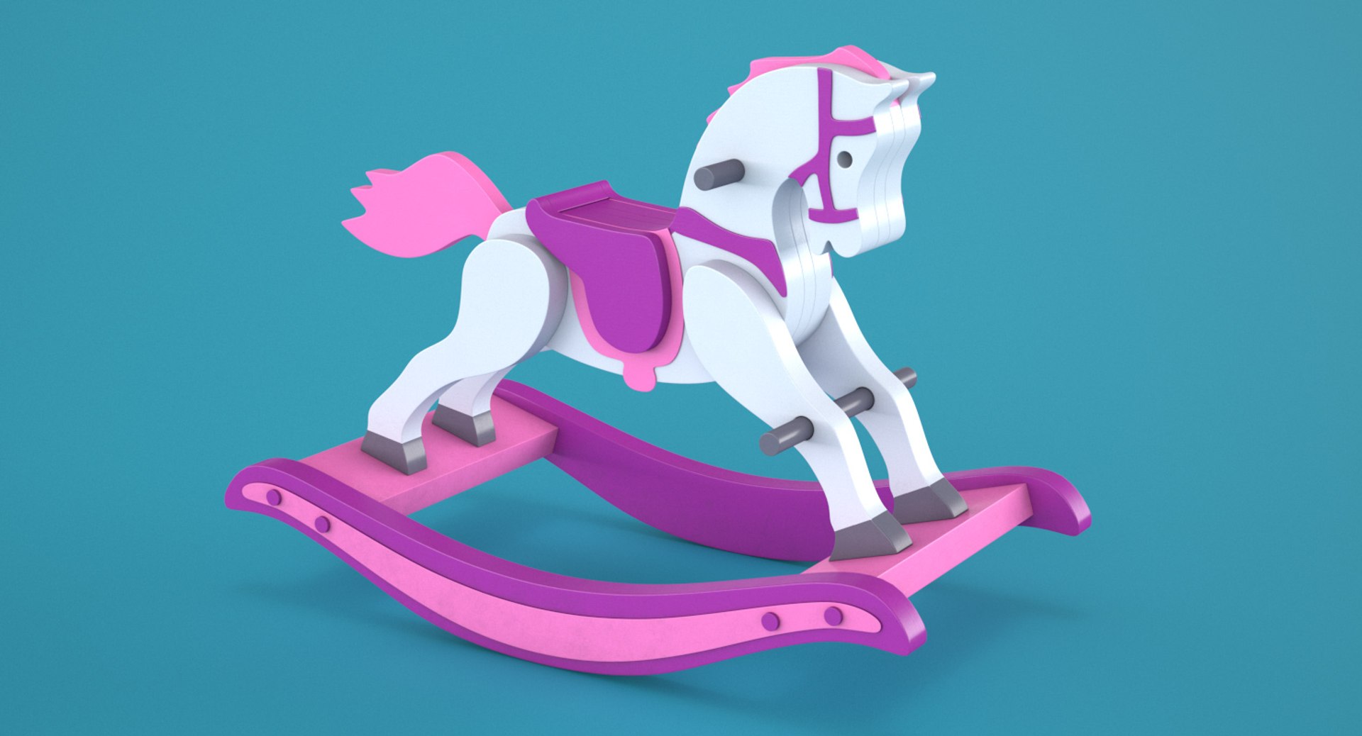 3D Rocking Horse - TurboSquid 1249411