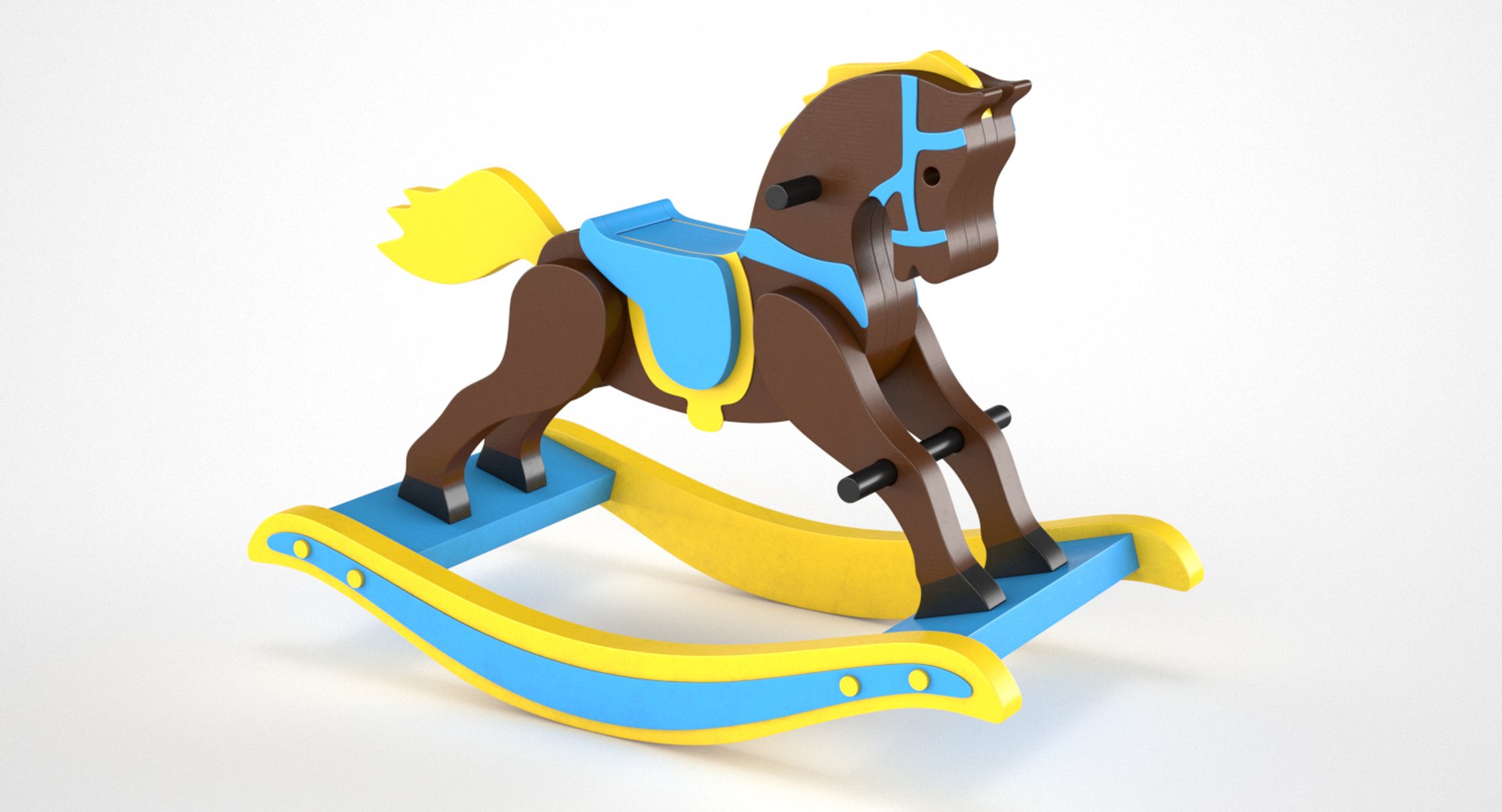3D Rocking Horse - TurboSquid 1249411