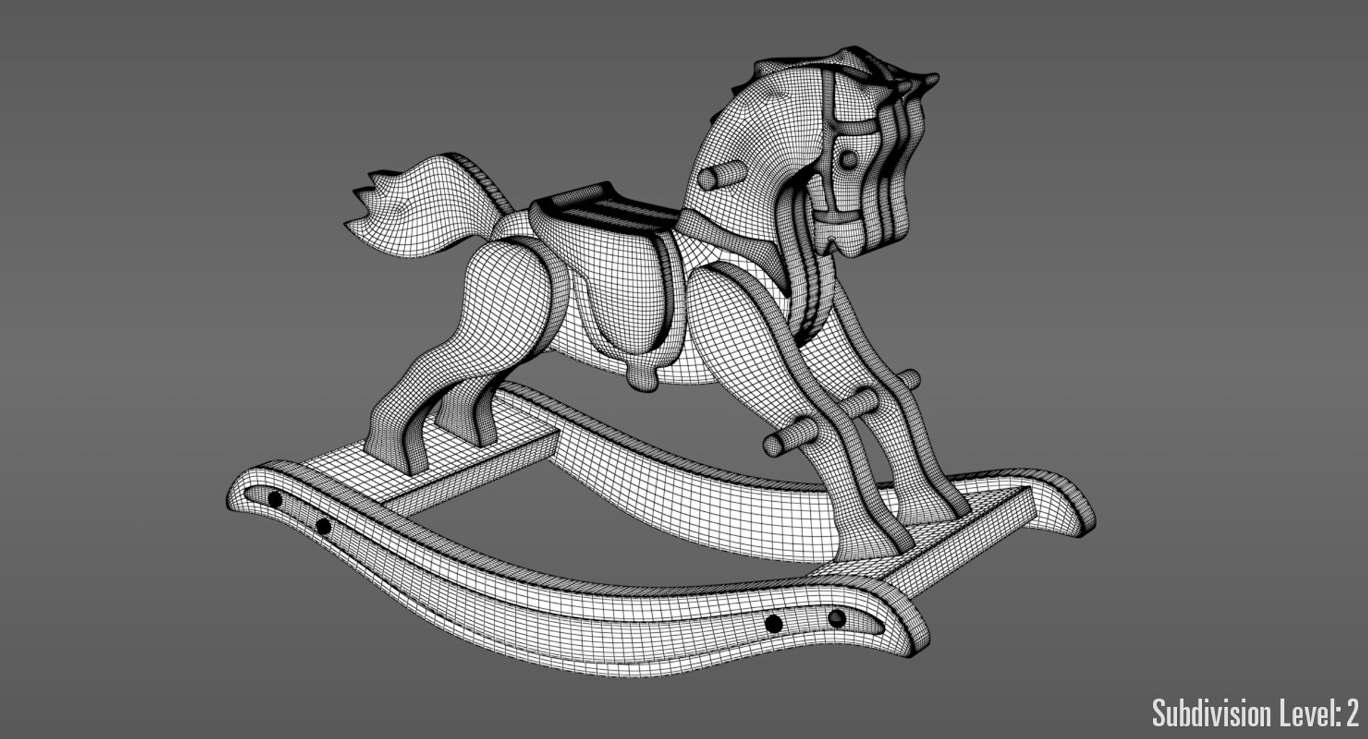 3D Rocking Horse - TurboSquid 1249411