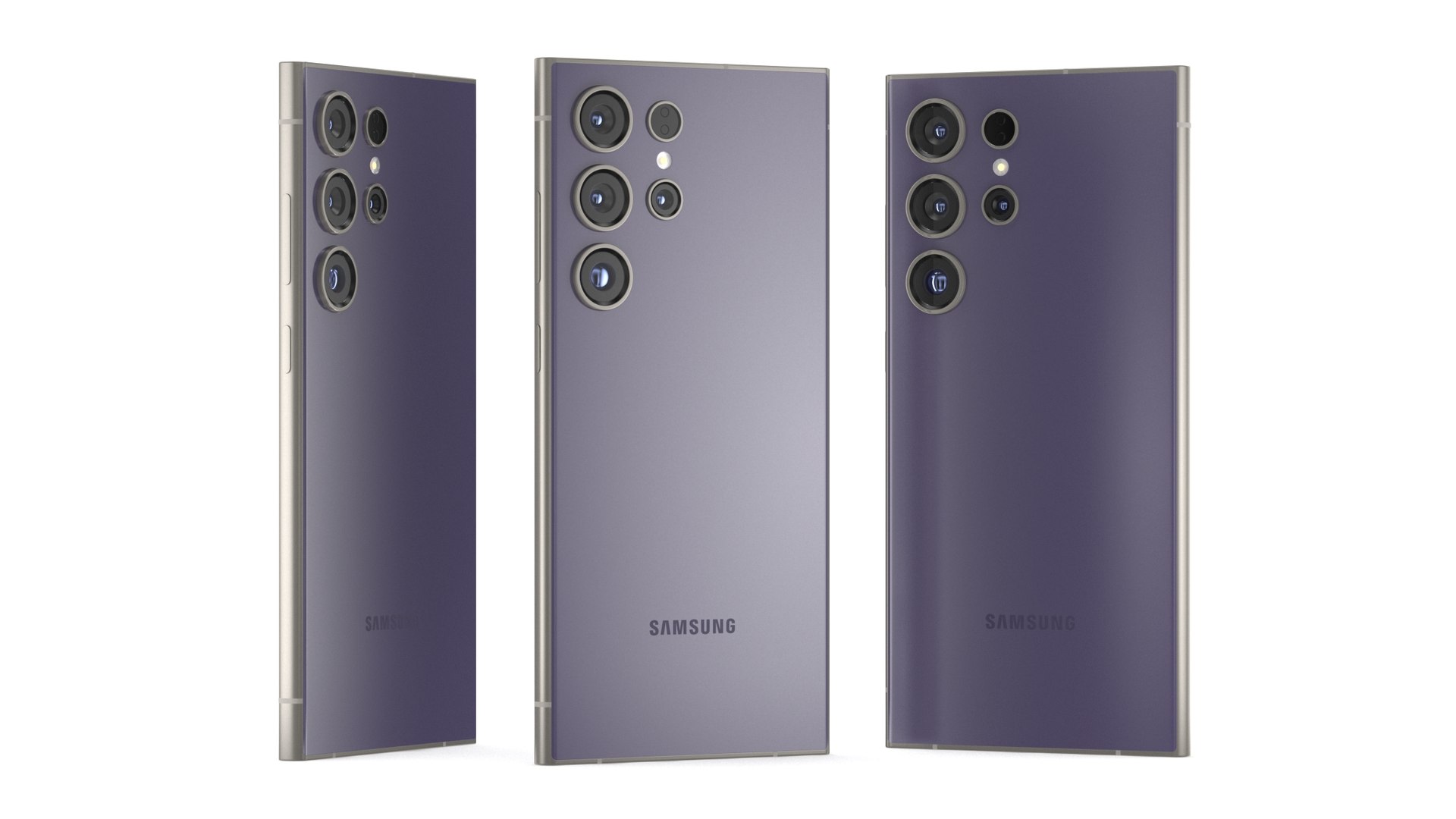 Samsung Galaxy S24 Ultra Titanium Violet Model - TurboSquid 2225333