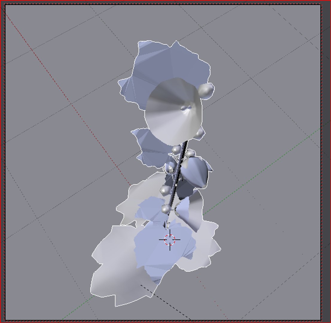 Hollyhocks Plants Alcea 3D - TurboSquid 1313914