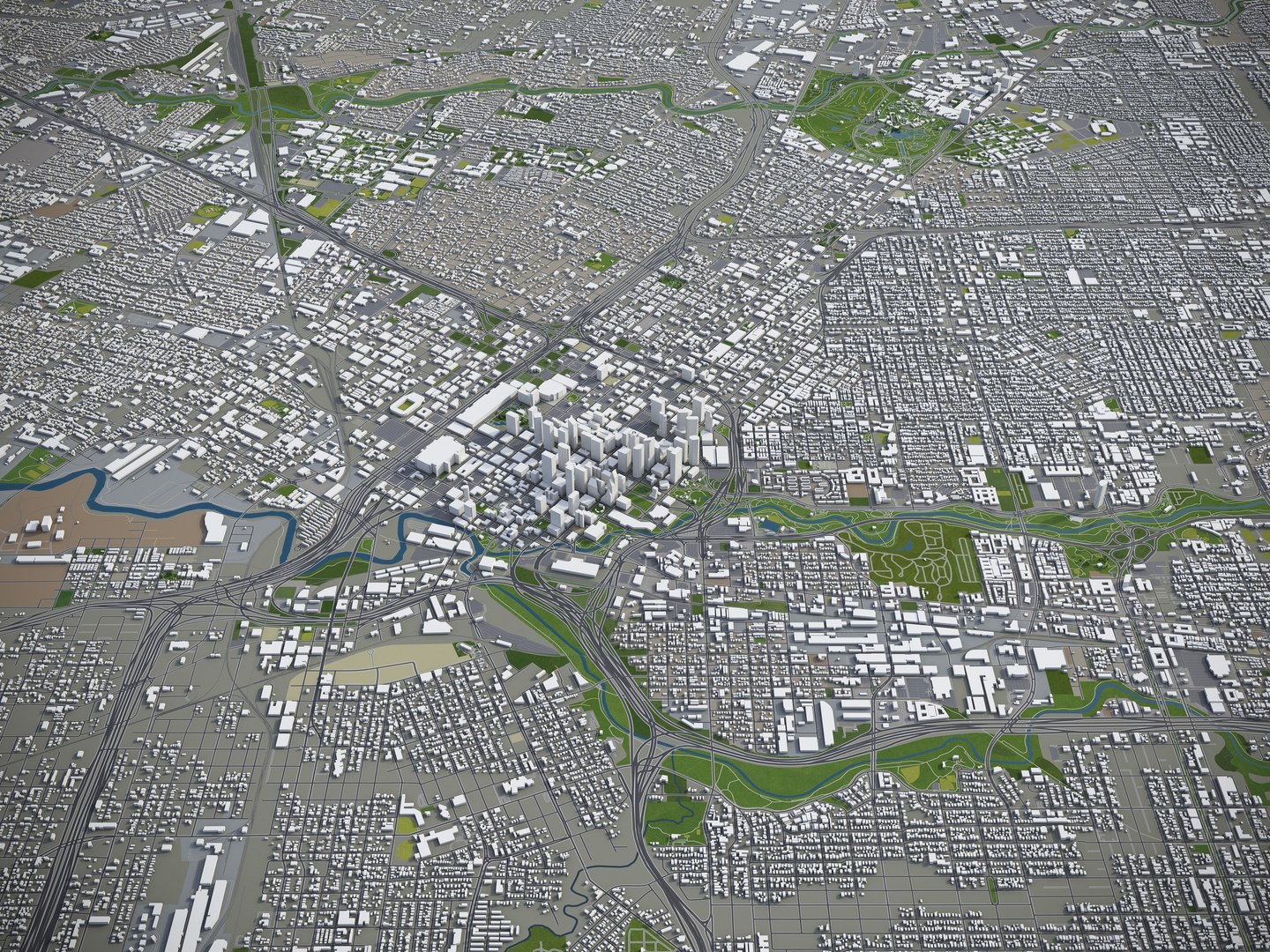 3D houston texas area - TurboSquid 1334448