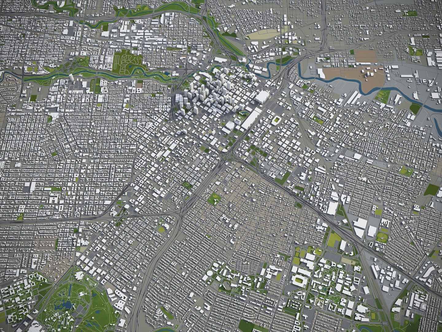 3D houston texas area - TurboSquid 1334448