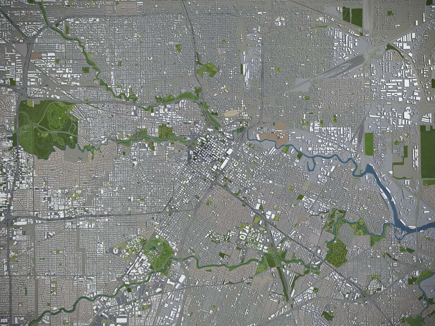 3D houston texas area - TurboSquid 1334448