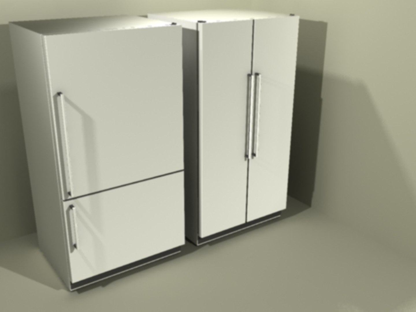 Refridgerators 3d Max