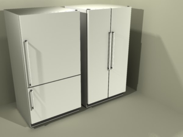 refridgerators 3d max