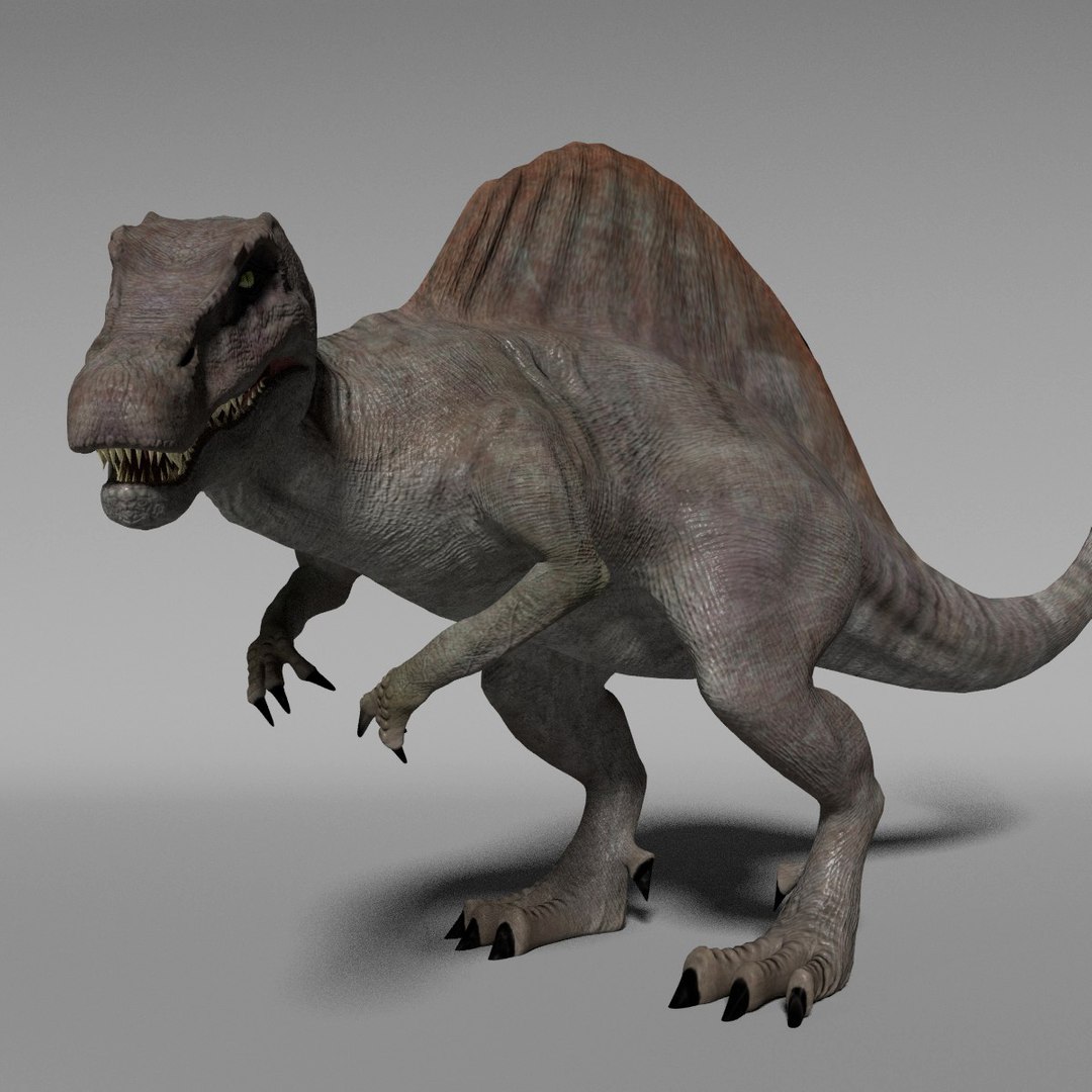 3d model spinosaurus rigged