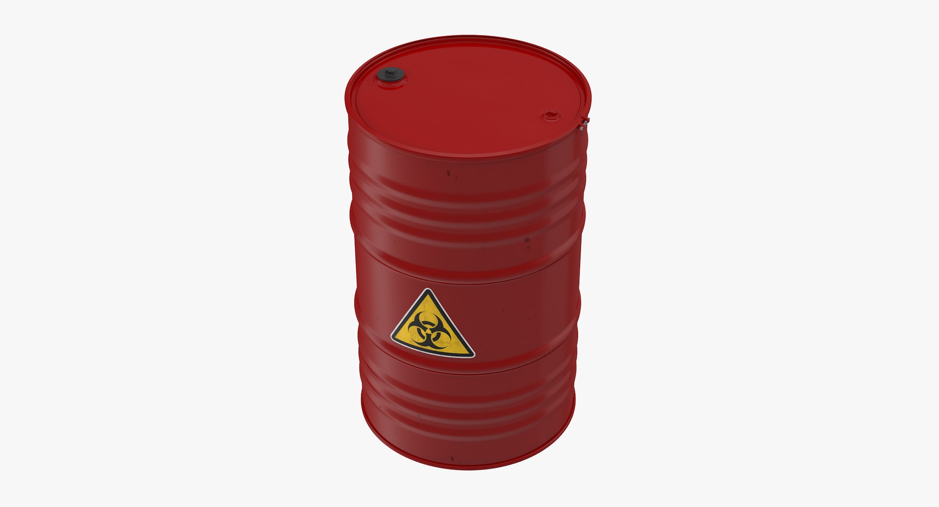3d Model Biohazard Barrel