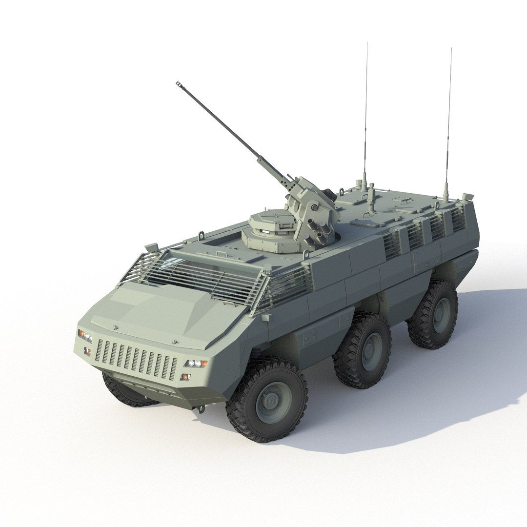 3d mbombe fighting vehicle model