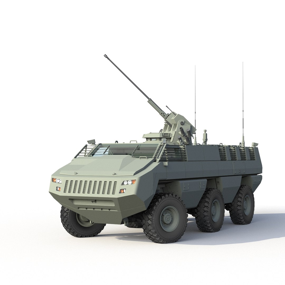 3d mbombe fighting vehicle model