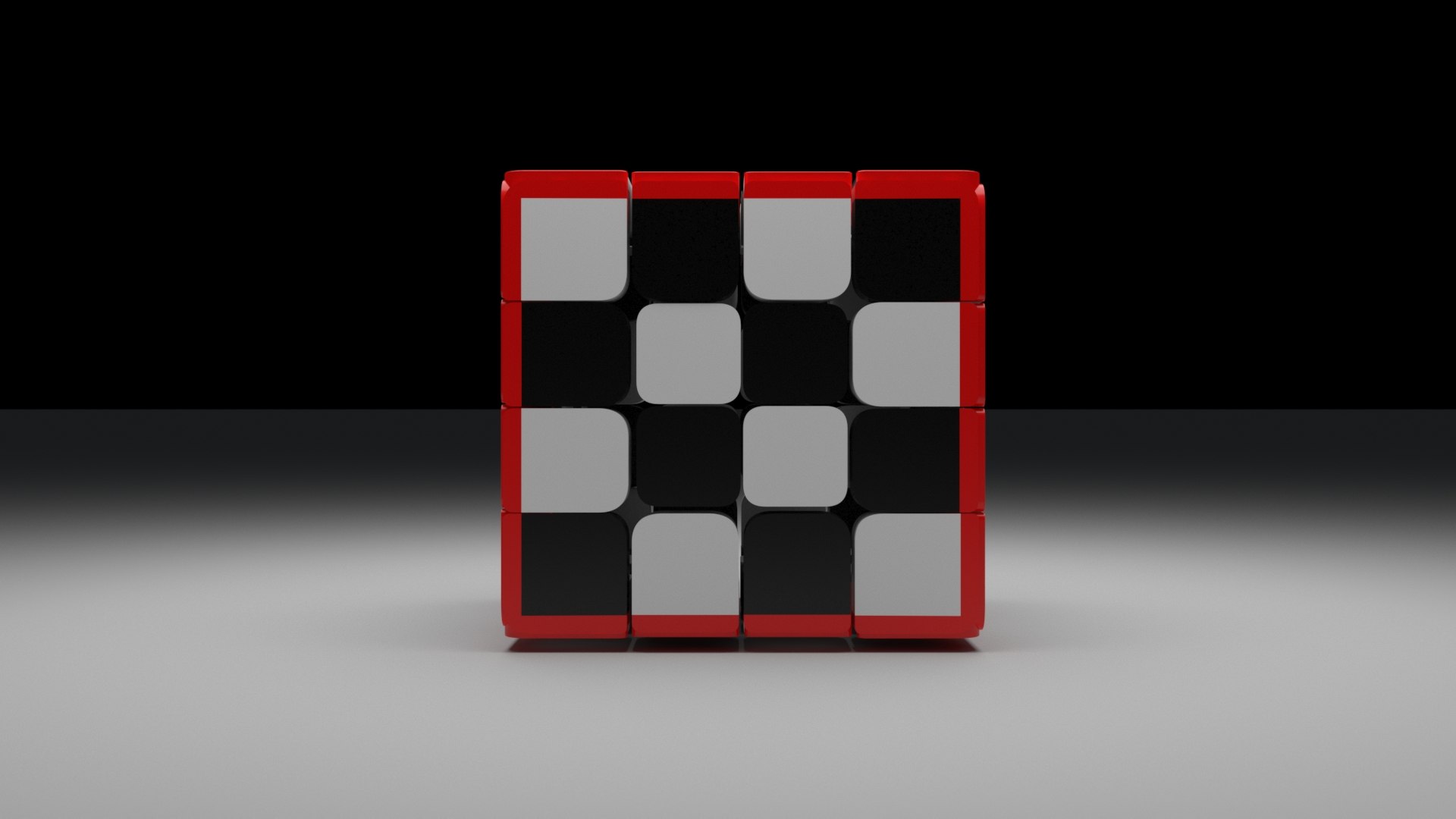 Checker Cube 3D Model - TurboSquid 1747214