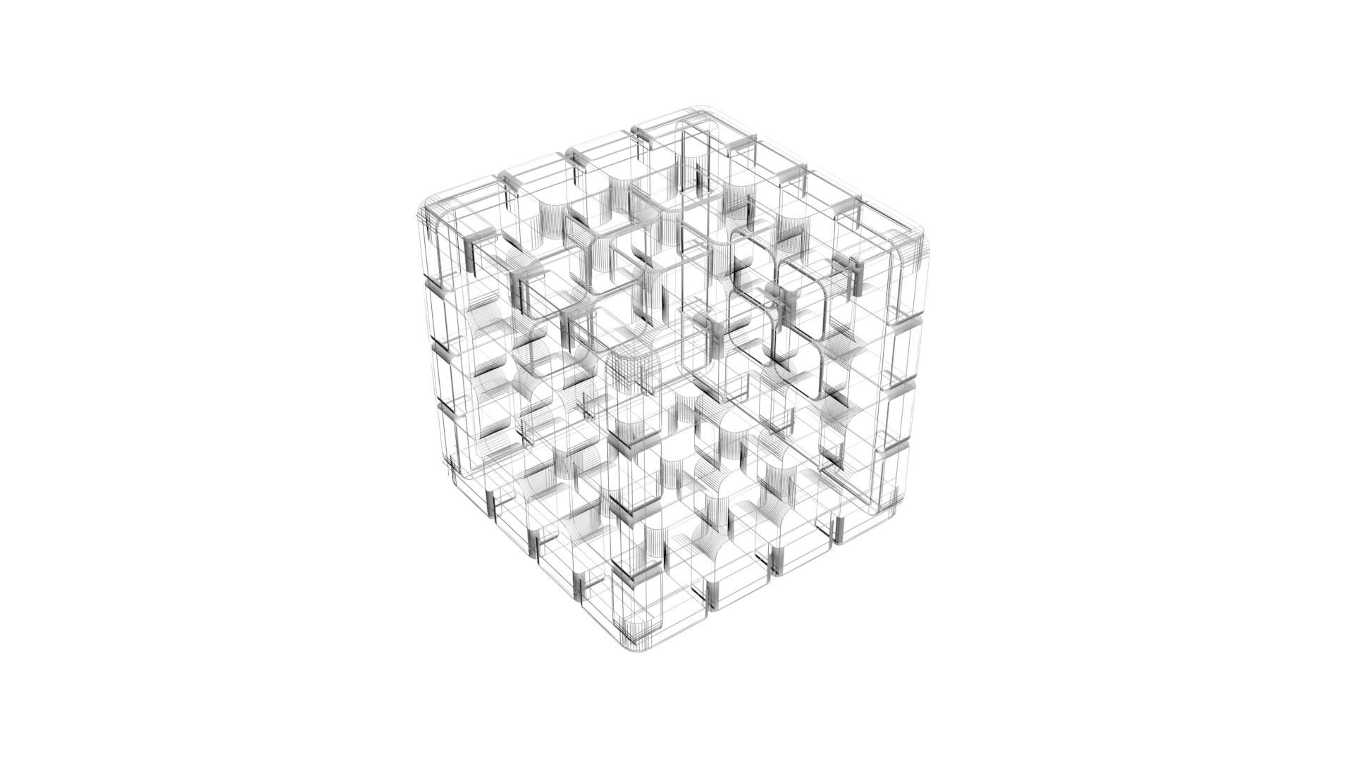 Checker Cube 3D Model - TurboSquid 1747214