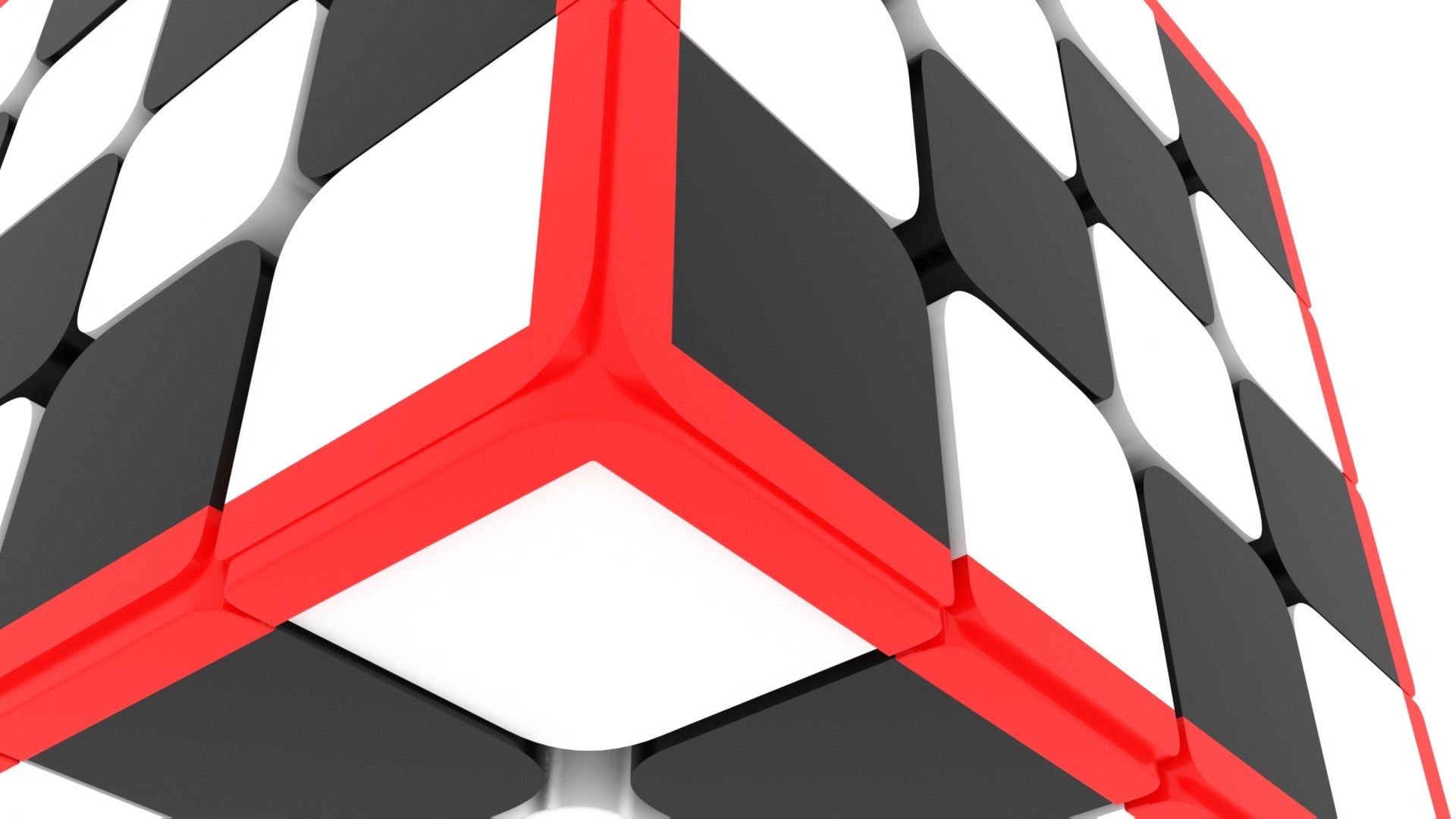 Checker Cube 3D Model - TurboSquid 1747214